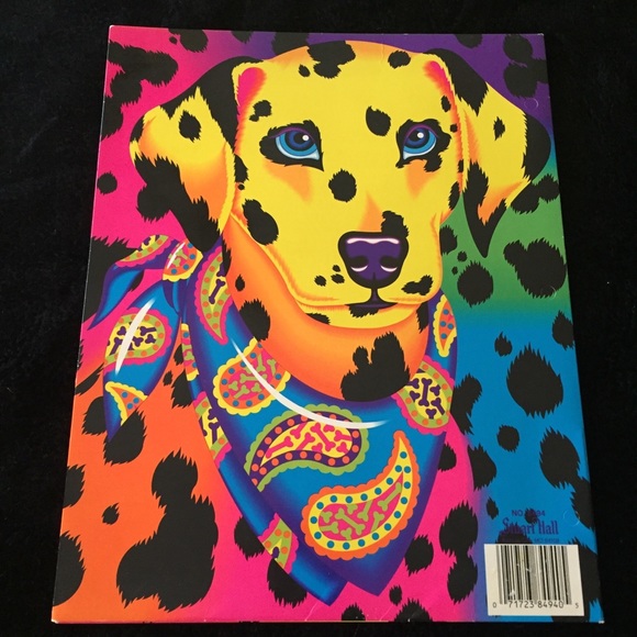 Lisa Frank Trends | Office | Vintage Lisa Frank Rainbow Dalmatian Dog Folder | Poshmark